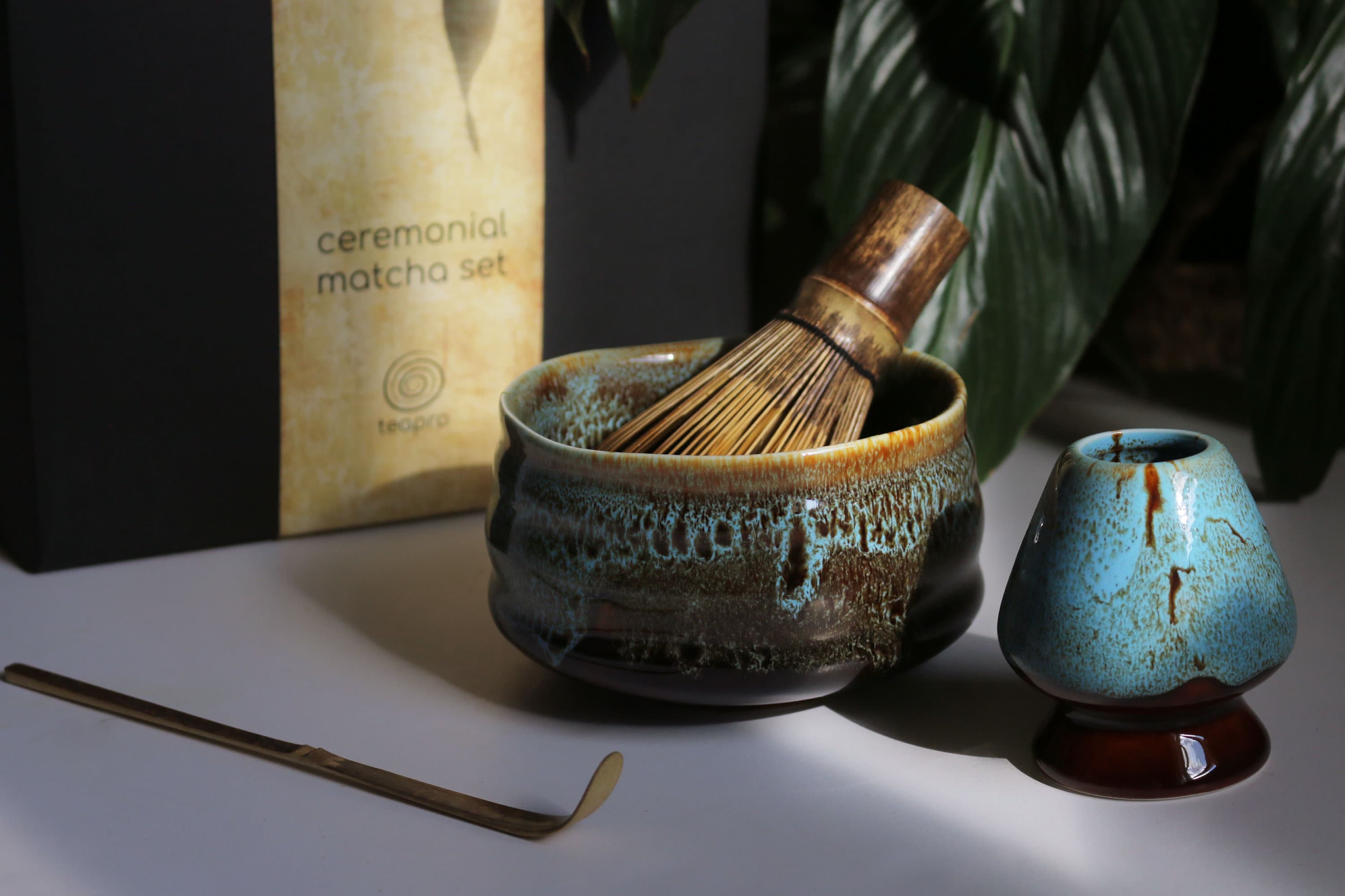 Artisan Matcha Set: 30g Ceremonial Matcha, Matcha Sieve, Bamboo Whisk ...