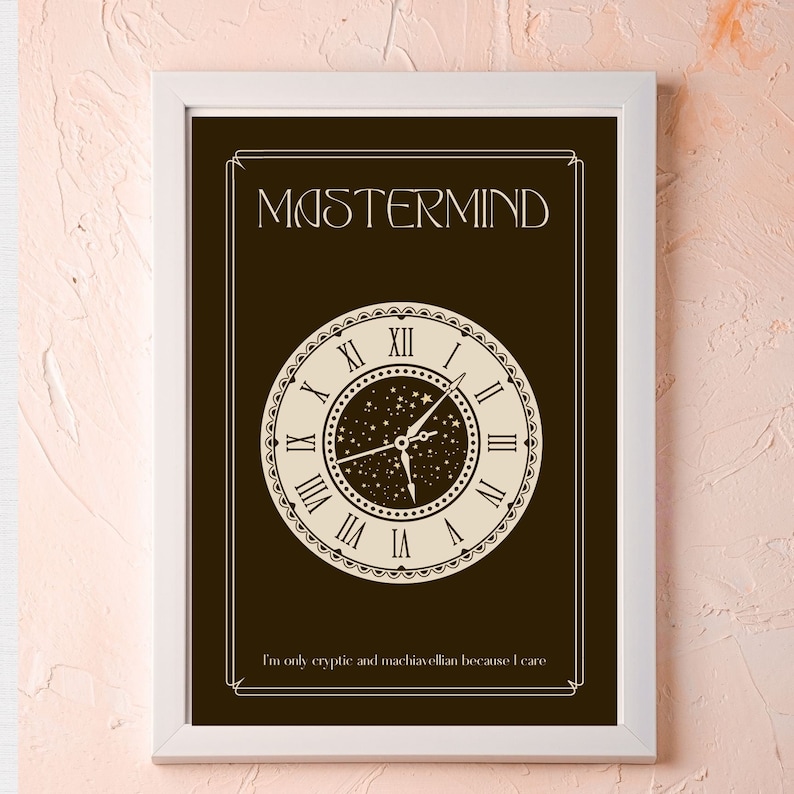 Taylor Swift Mastermind Tarot Card Print - Etsy