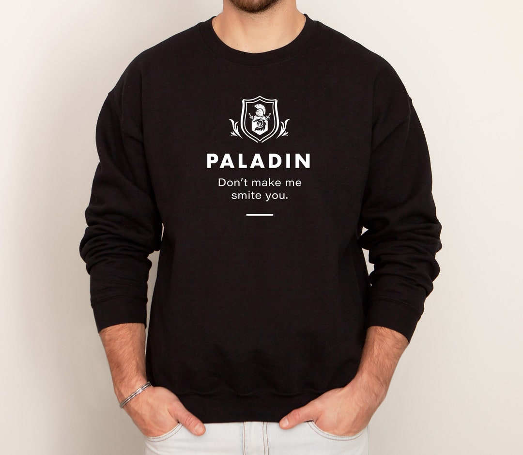 Paladin Dnd Sweater, Dnd Apparel, D20 Dice Sweater, Dungeons and ...