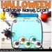 Halloween Name Craft Editable Eyeball October Craft - Etsy