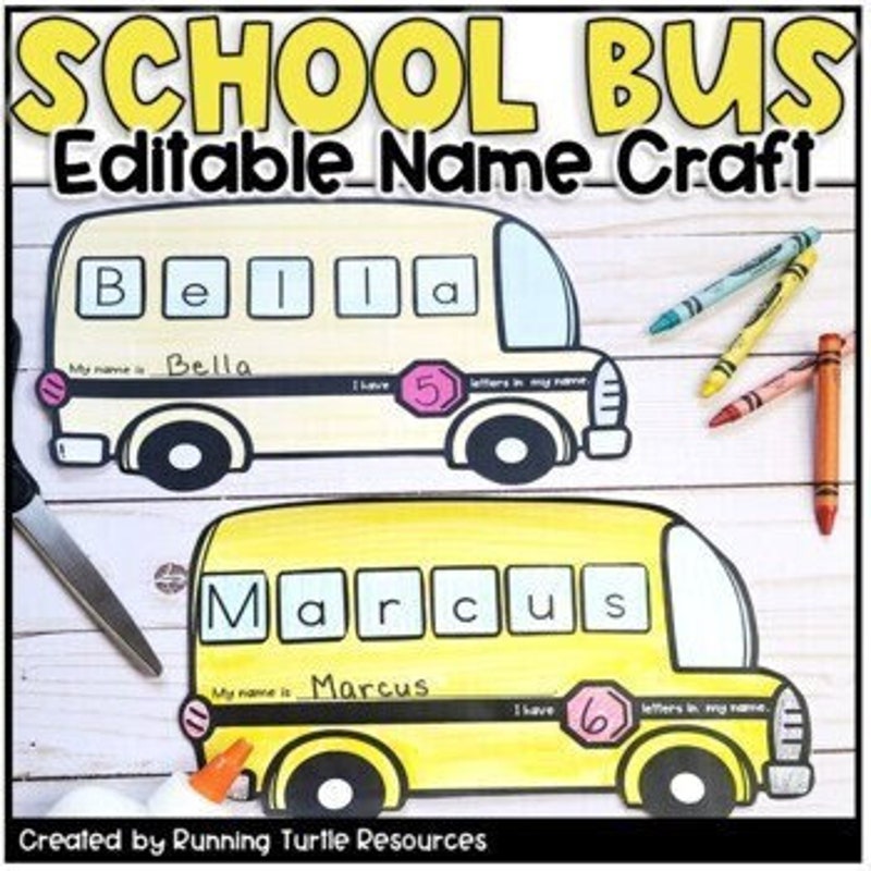 School Bus Bulletin Board - Etsy