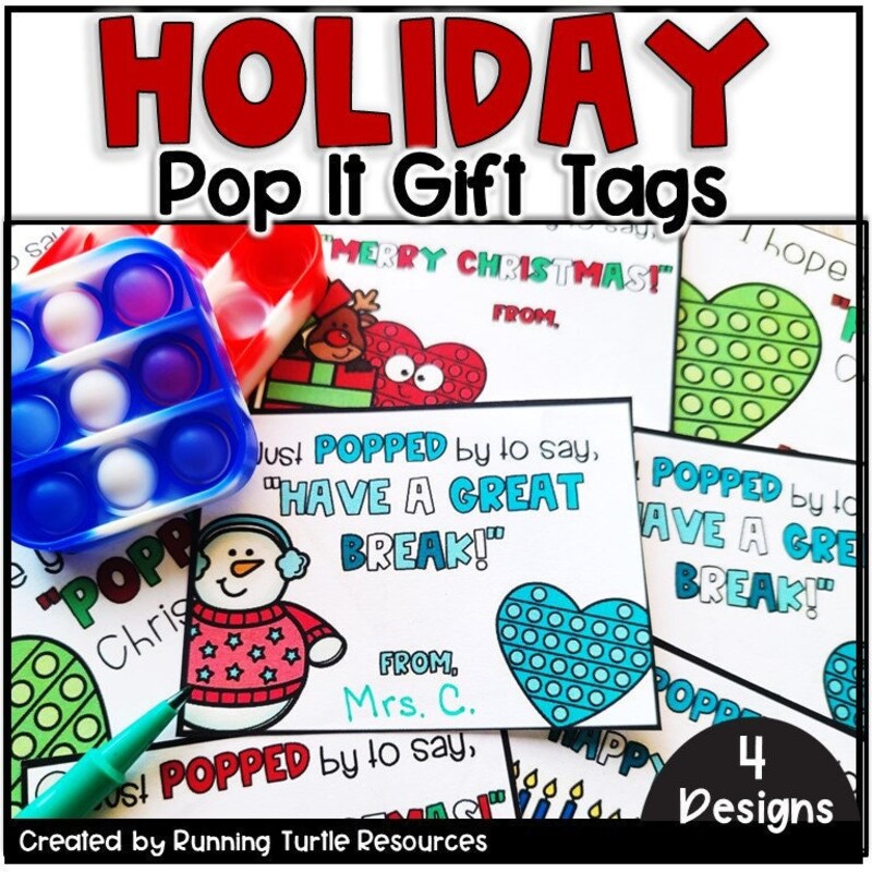 Pop It Gift Tag - 60+ Gift Ideas for 2025