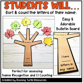 Fall Leaf Name Craft EDITABLE - Etsy