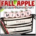 Fall Apple Name Craft EDITABLE, September Bulletin Board Idea, Apple ...
