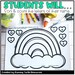 St Patricks Day Rainbow Name Craft: Editable Template (digital Download ...