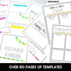 Teacher Maternity Leave Binder Template (digital Download) - Etsy