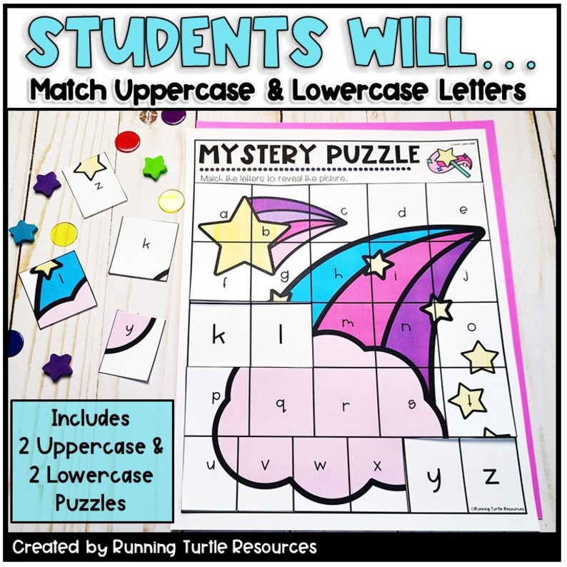 Fairy Tale Magic Alphabet Mystery Puzzles Preschool Letter ...