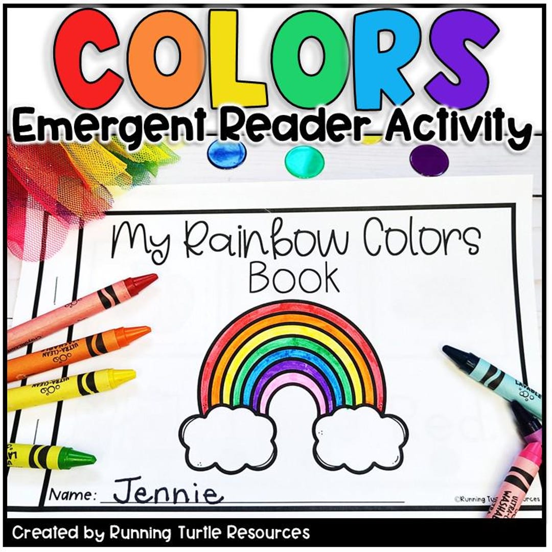 St. Patrick's Day Color Sorting Rainbow Emergent Reader, Preschool, Pre ...