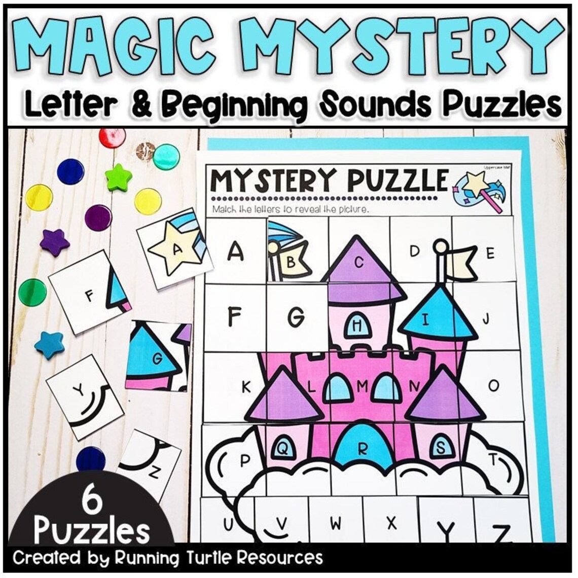 Fairy Tale Magic Alphabet Mystery Puzzles Preschool Letter ...