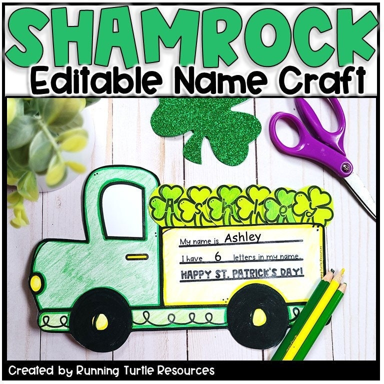 St Patricks Day Craft, Shamrock Craft, St Patricks Day Craft for Kids ...