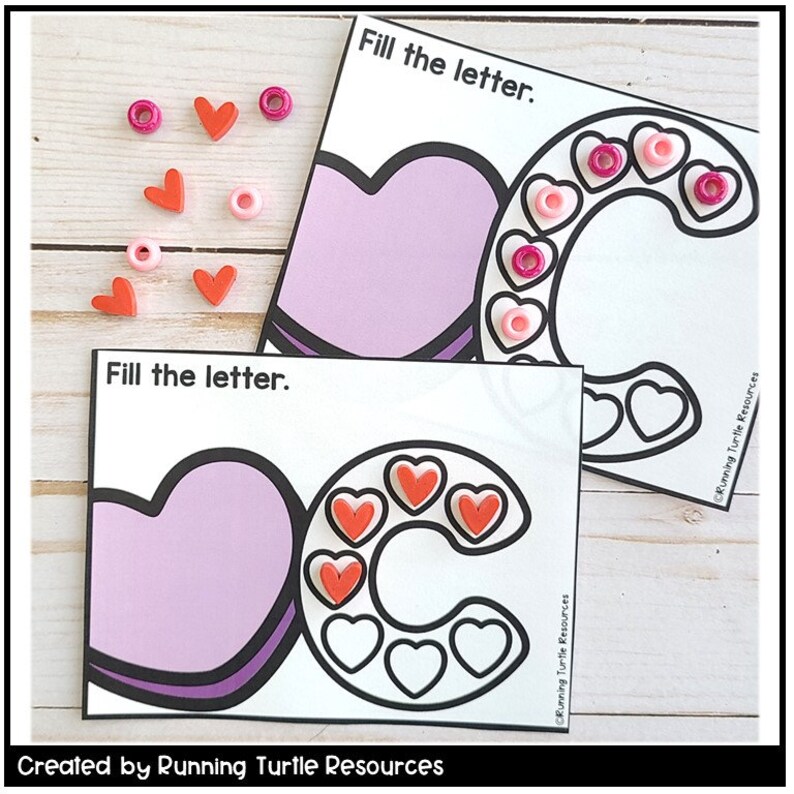 Conversation Heart Alphabet Activities, Preschool Valentine Candy ...