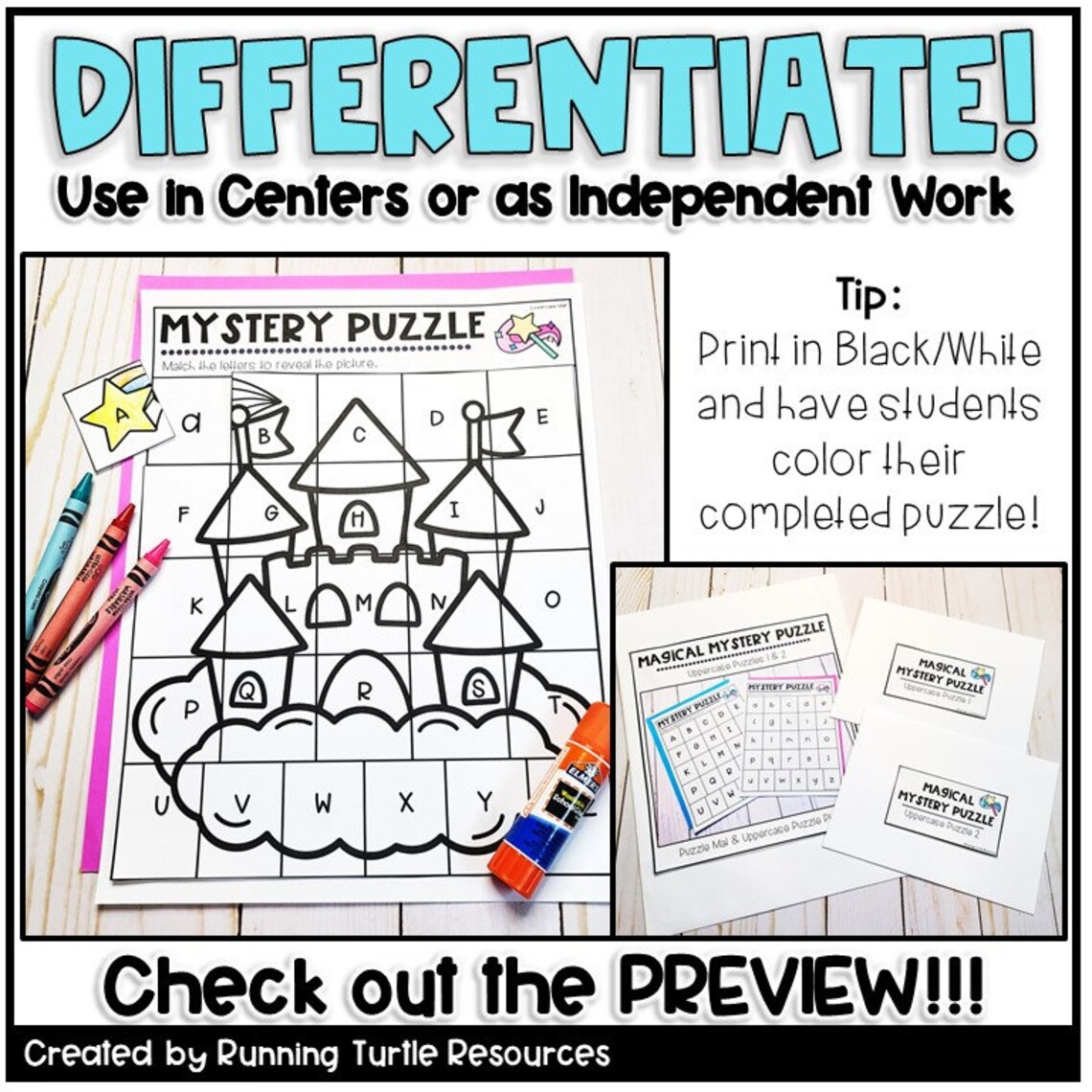 Fairy Tale Magic Alphabet Mystery Puzzles Preschool Letter ...