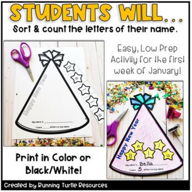 New Years Craft EDITABLE New Year 2023 - Etsy