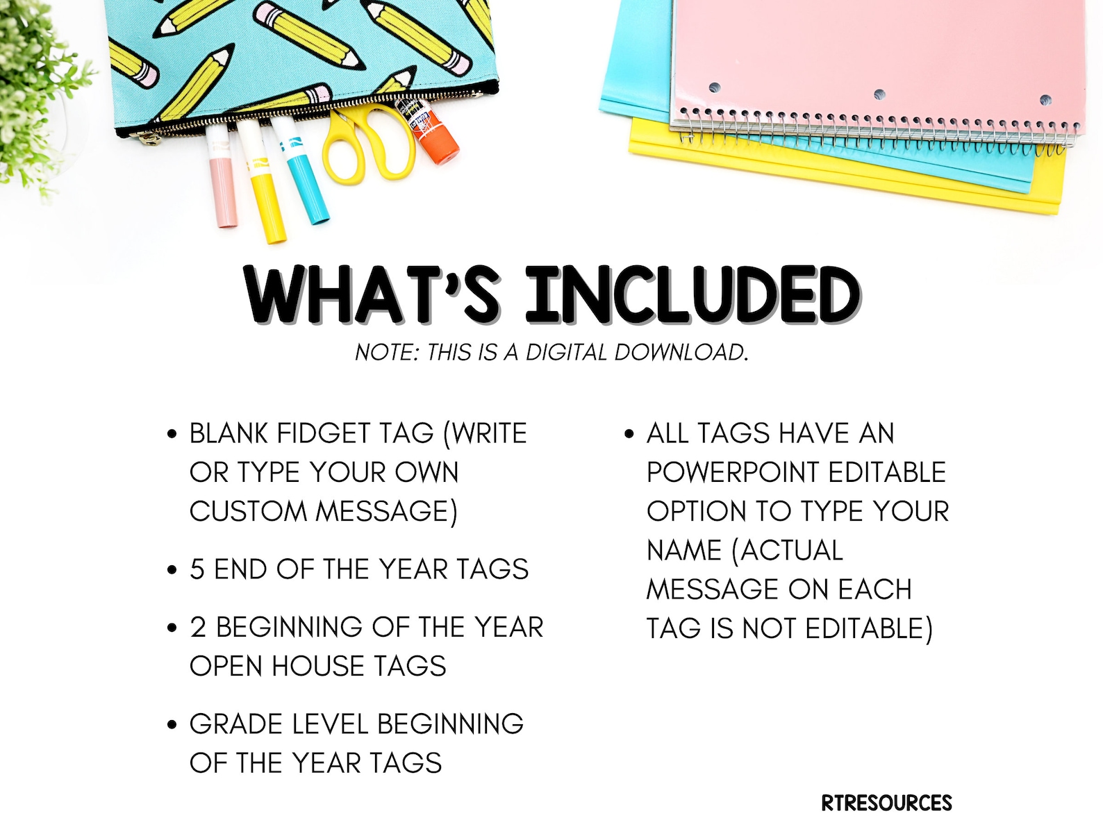 Editable Pop It Gift Tags: End/beginning of Year (digital Download) - Etsy