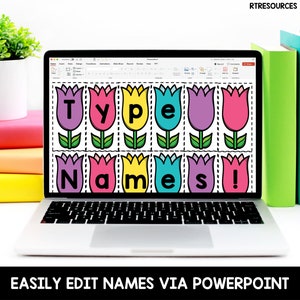 Flower Craft for Kids, Preschool Name Recognition, Flower Craft for ...