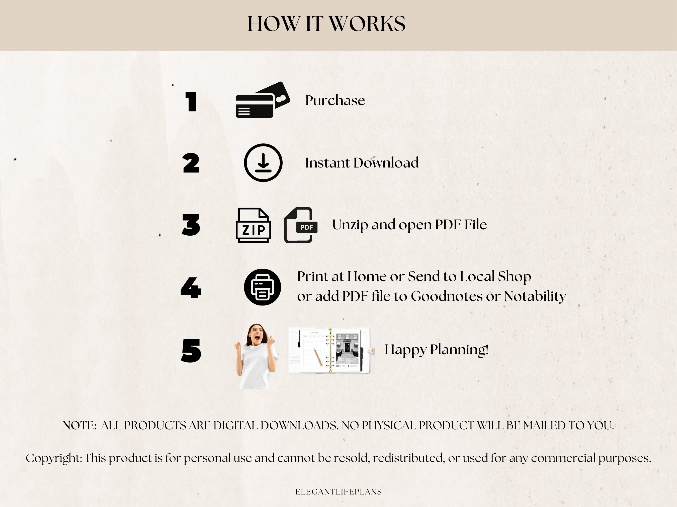 2024 Year at a Glance Printable Planner Template, Annual Overview on ...