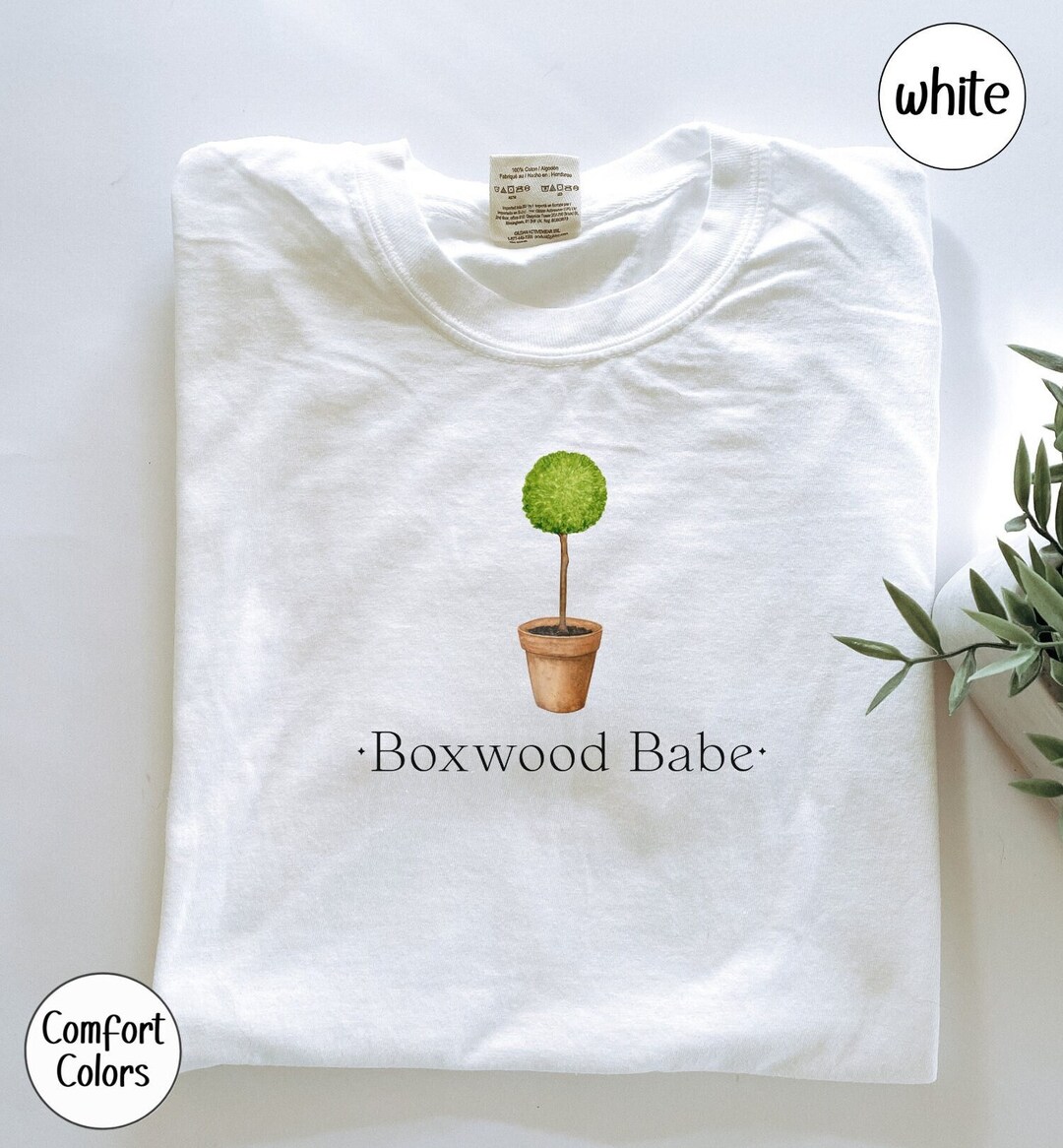 Boxwood Babe Cute Boxwood Topiary Shirt for Plant Lover - Etsy