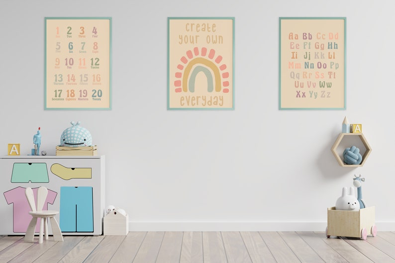 Educational Poster Bundle Homeschool Printable Classroom - Etsy