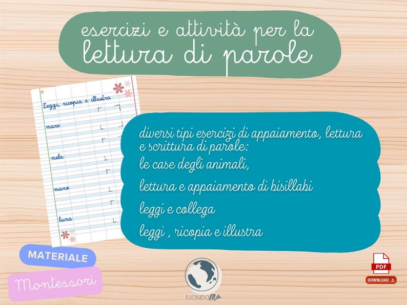 Montessori Reading and Writing Exercises - Etsy