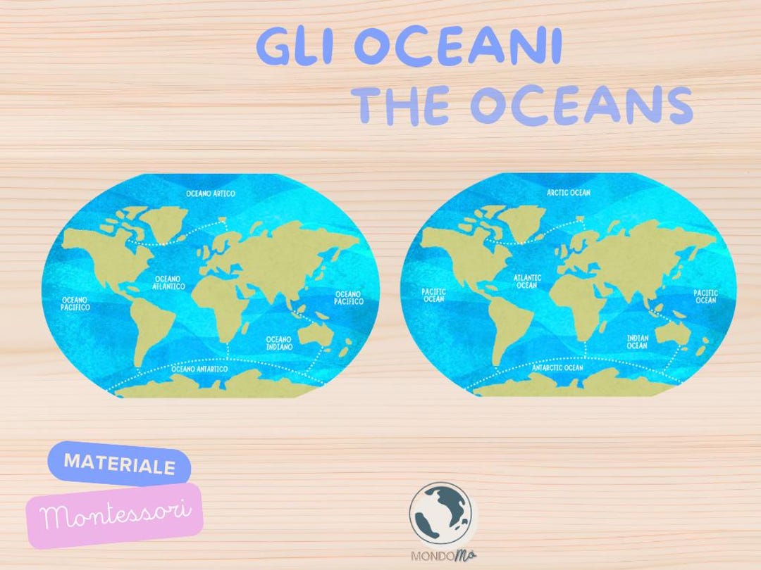 Ocean Study - Montessori Materials - Etsy