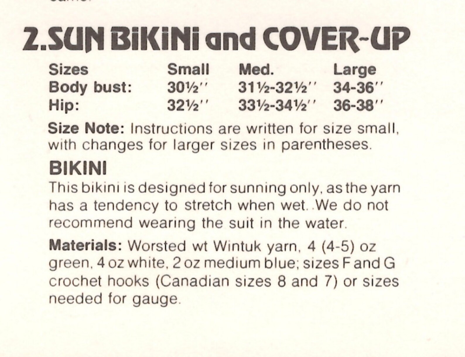 Vintage Crochet Pattern Granny Square Bikini AND Cover up - Etsy