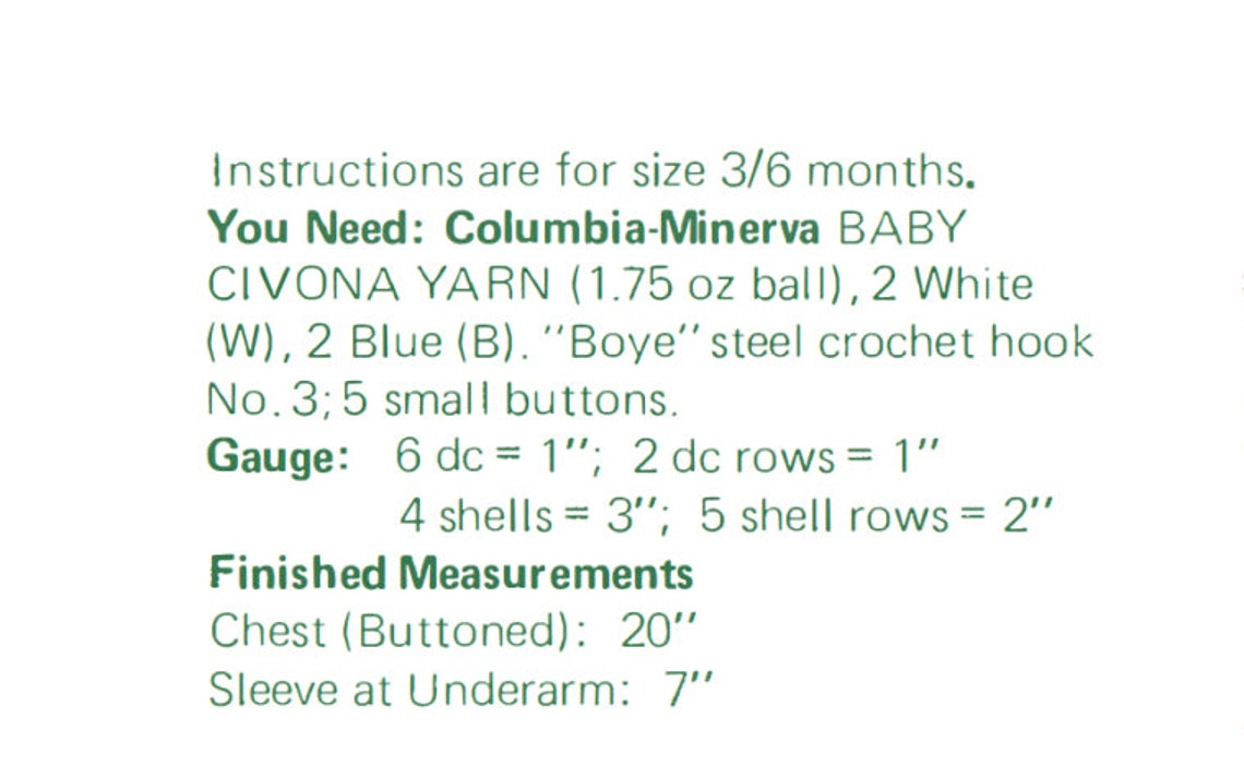 Vintage Crochet Pattern Baby Sleepsuit Onesie Romper | 3/6 Month Infant ...