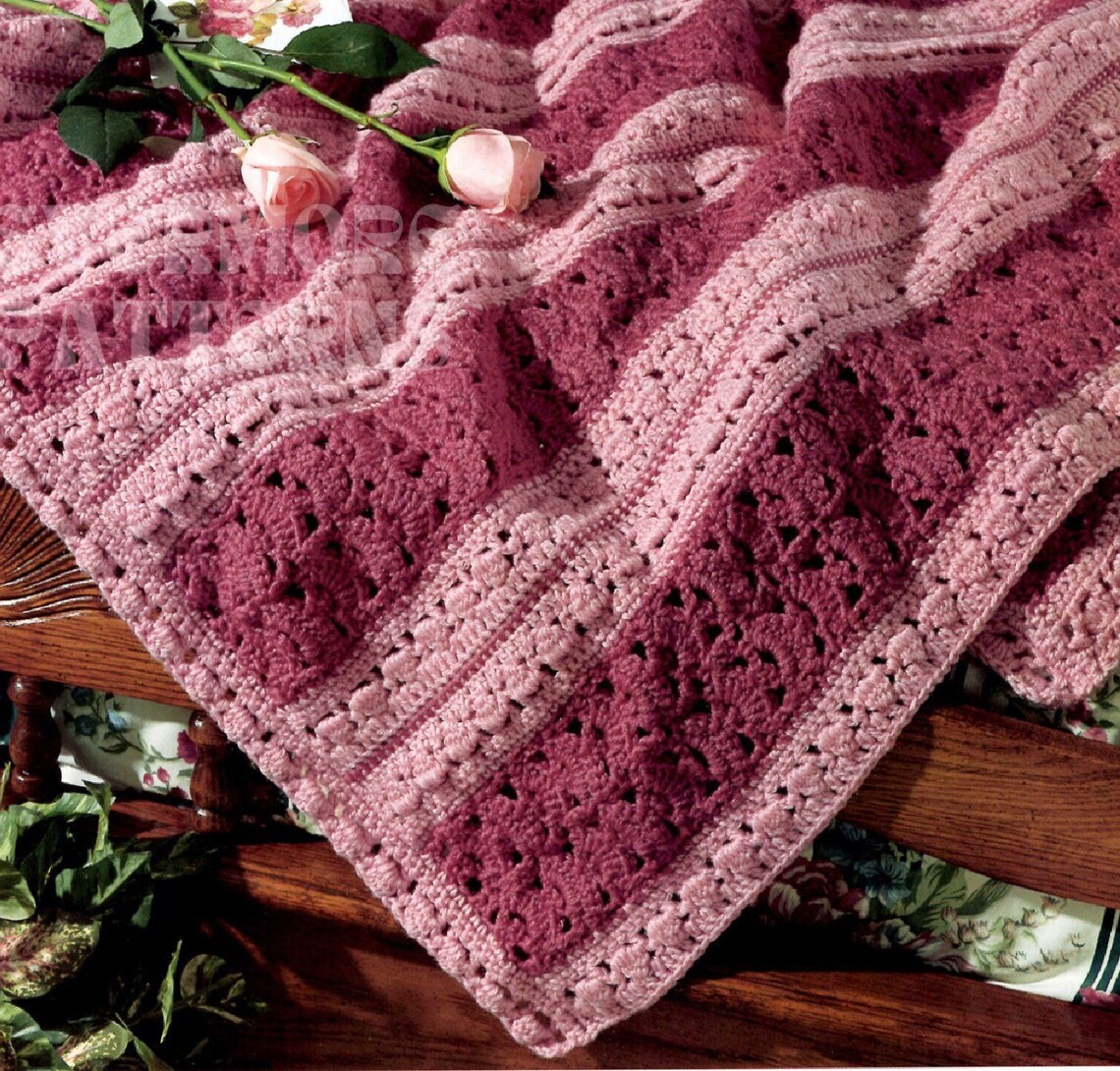 Mile a Minute Afghan Pattern | Rosy Ribbons Mile a Minute Crochet ...