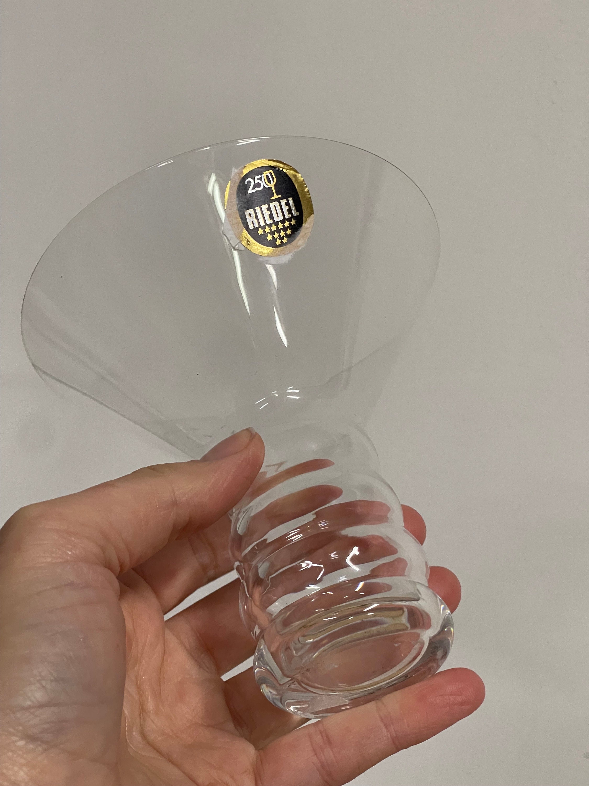 Riedel Hollow Stem Modern Martini Glass. Tyrol Crystal. Made in Germany ...