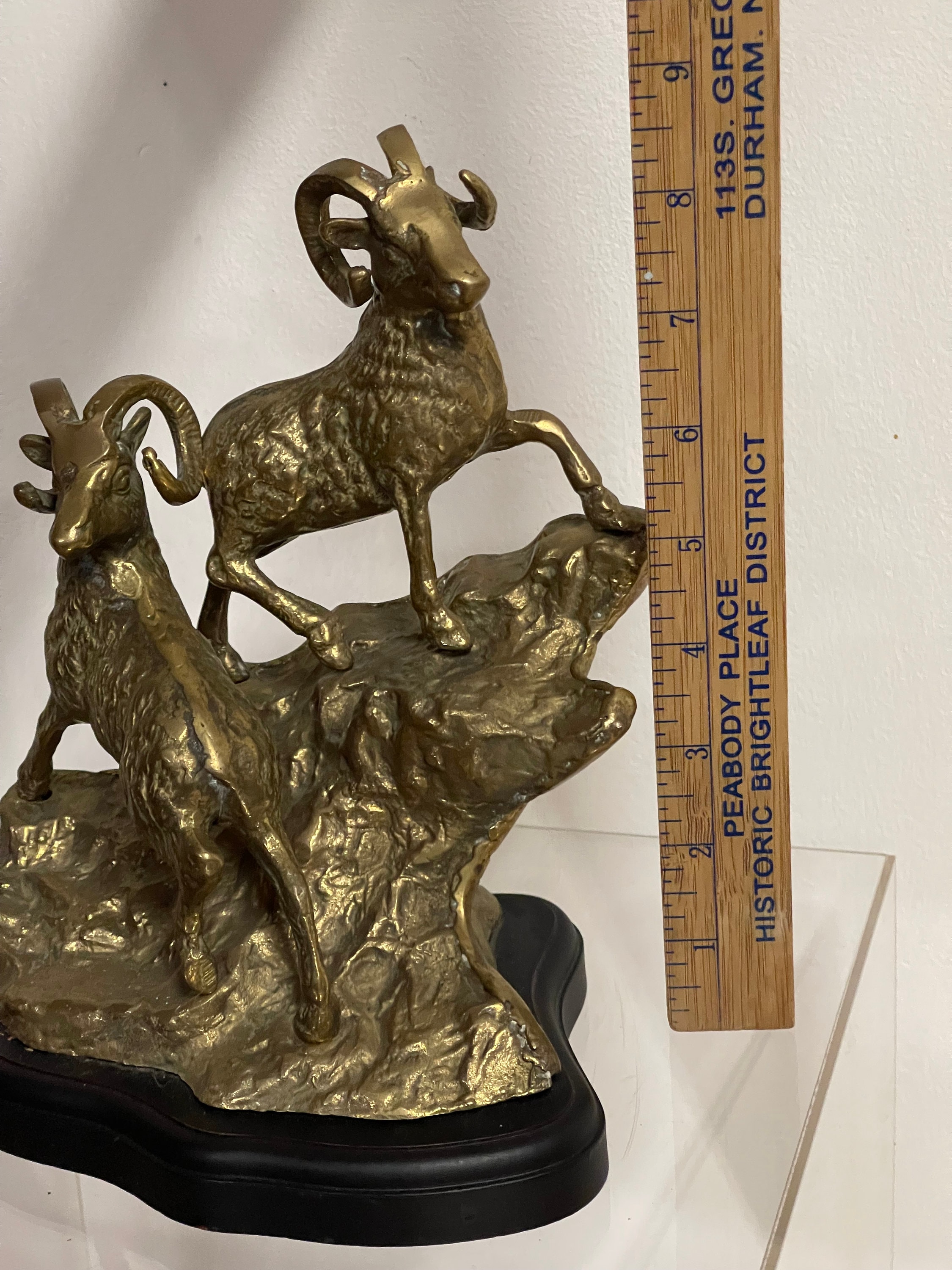 Solid Brass Ram Figurine - Etsy