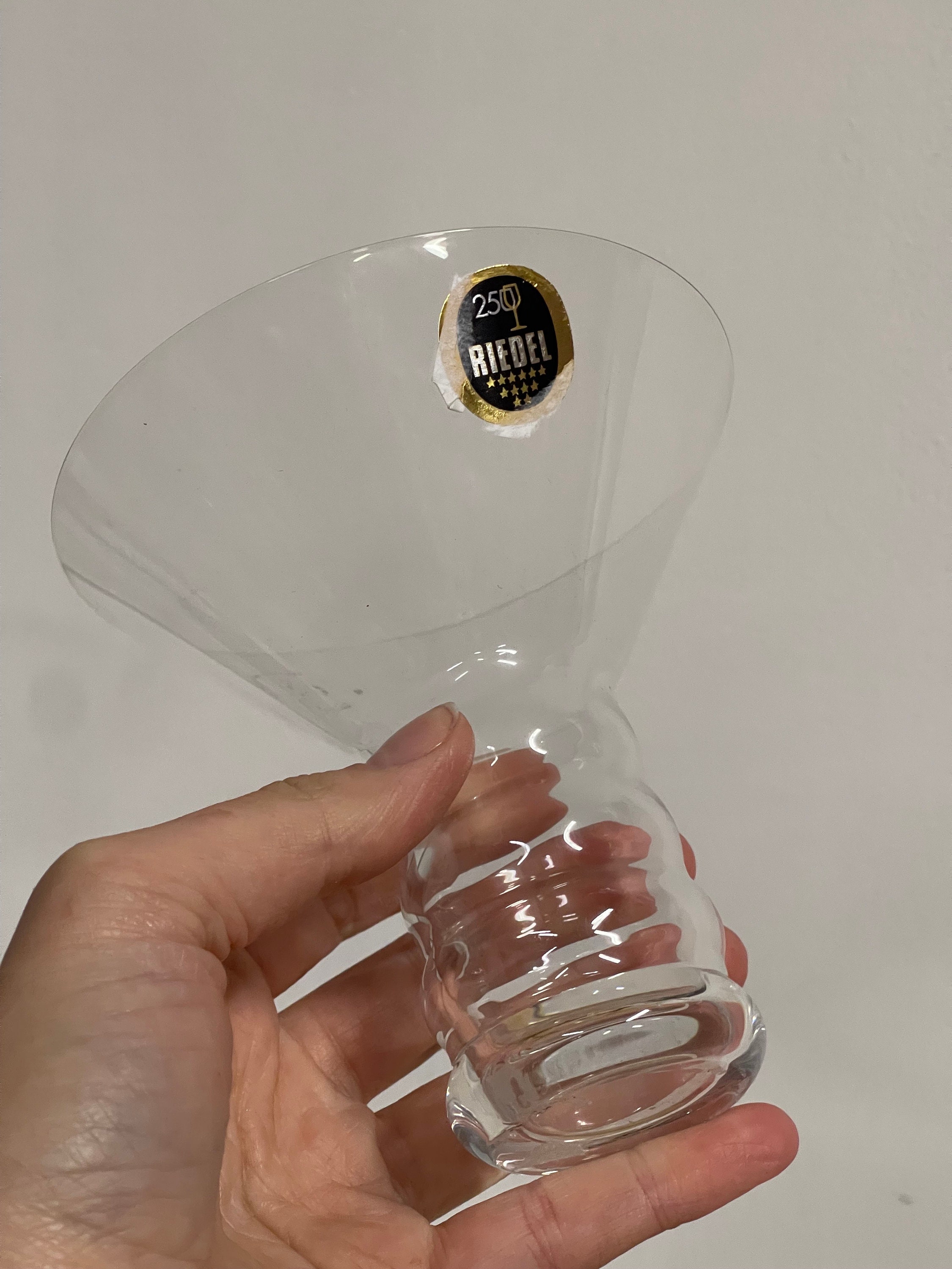 Riedel Hollow Stem Modern Martini Glass. Tyrol Crystal. Made in Germany ...