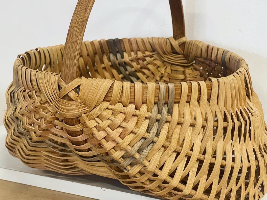 Antique Handmade Amish Basket - Etsy