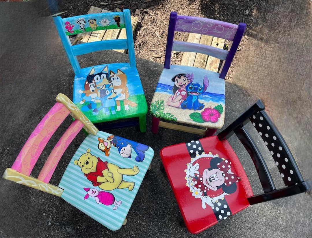 Hand Painted Children’s Chairs - Etsy