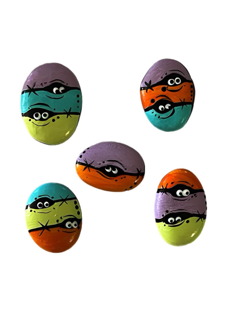 Hand-painted Tiny Kindness Rocks: Inspirational Art Stones - Etsy