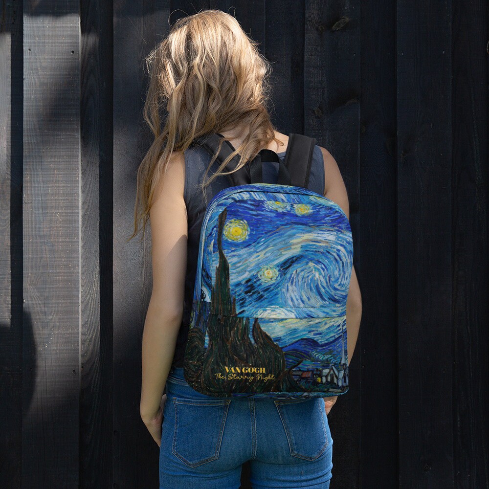 Starry Night Backpack -vincent Van Gogh Laptop Backpack | College ...