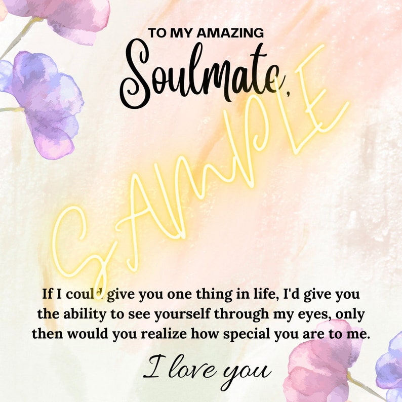 Shine on Jewelry SOULMATE Message Cards Bundle, Message Card Templates ...