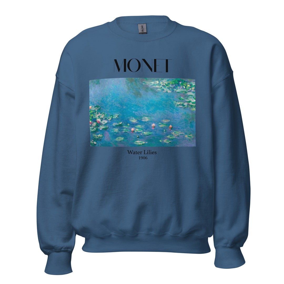 Monet Water Lilies Sweatshirt Unisex Claude Monet Sweatshirt - Etsy