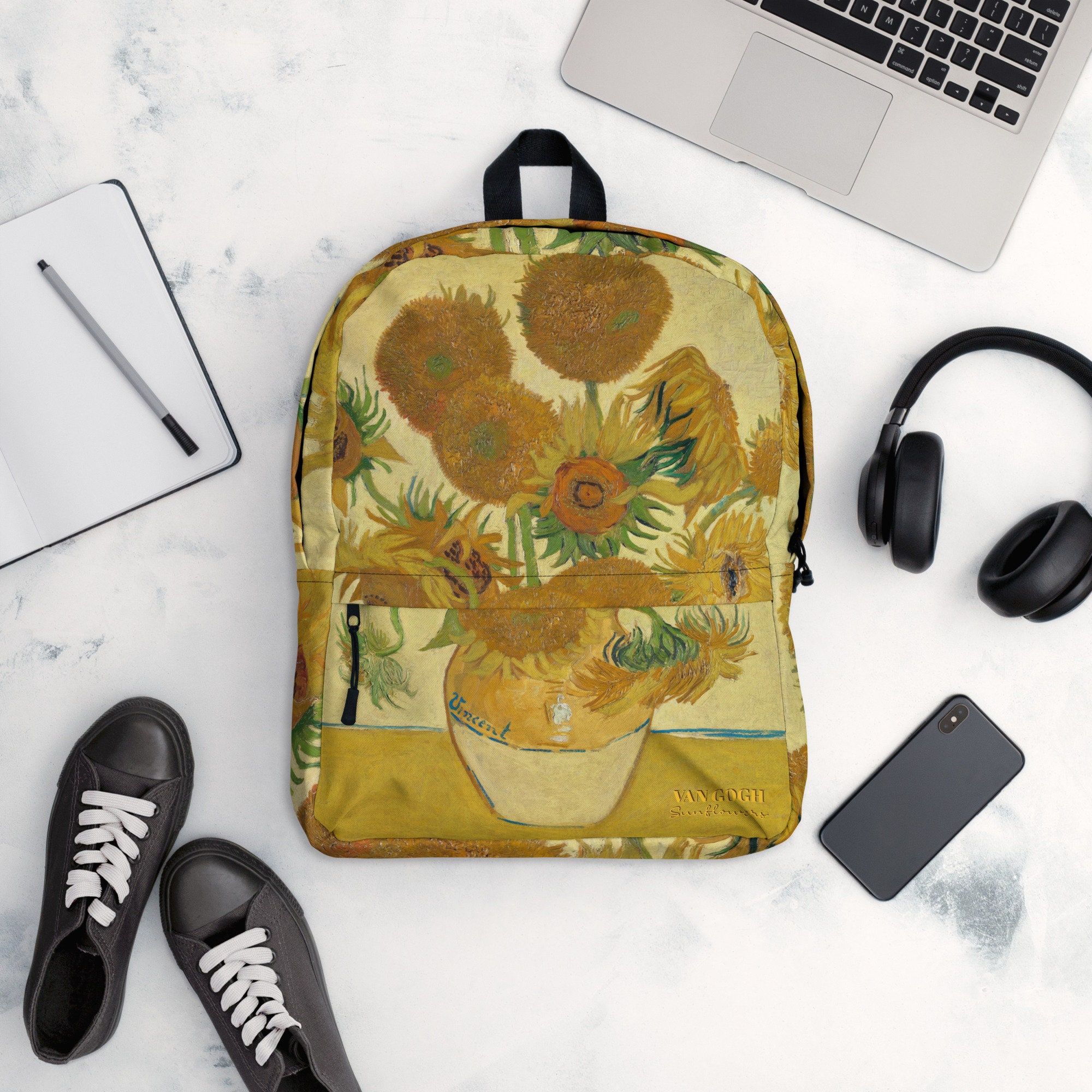 Sunflowers Backpack -vincent Van Gogh Laptop Backpack | College ...