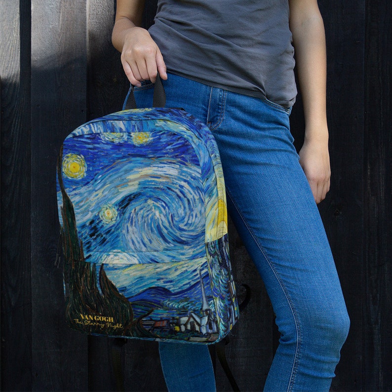 Starry Night Backpack -vincent Van Gogh Laptop Backpack | College ...