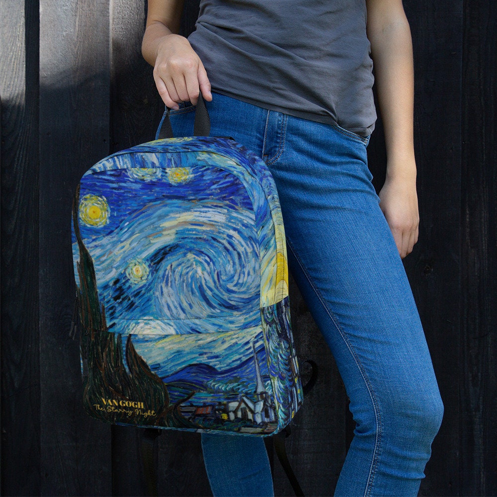 Starry Night Backpack -vincent Van Gogh Laptop Backpack | College ...