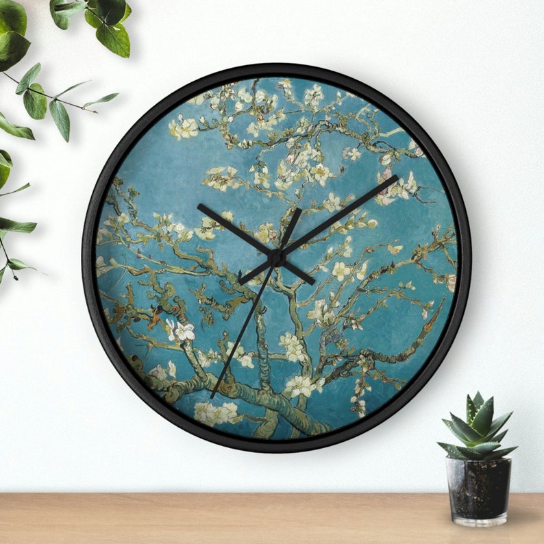 Van Gogh Almond Blossom Wall Clock - Etsy
