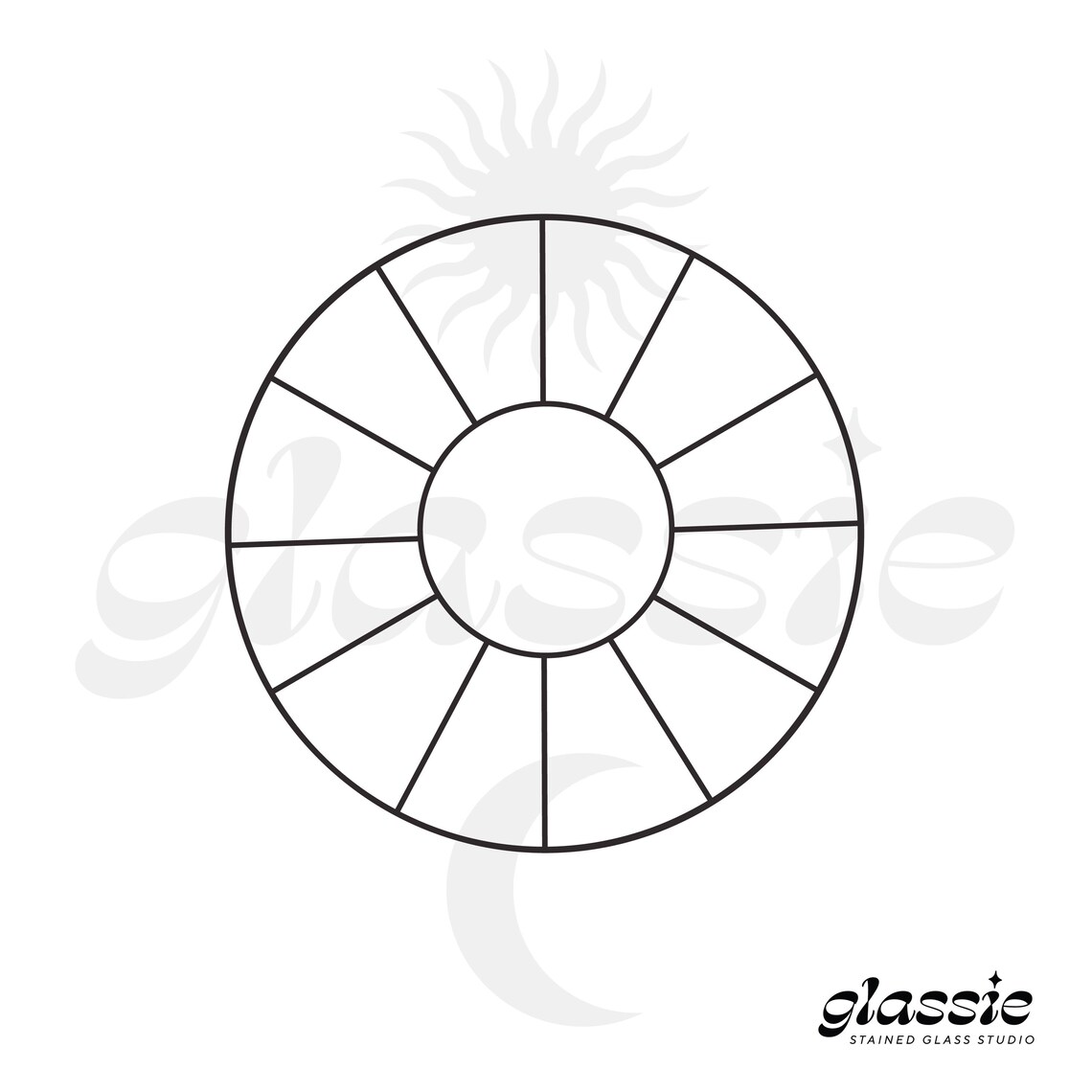 Color Wheel Stained Glass Pattern: Beginner Friendly (digital Download ...