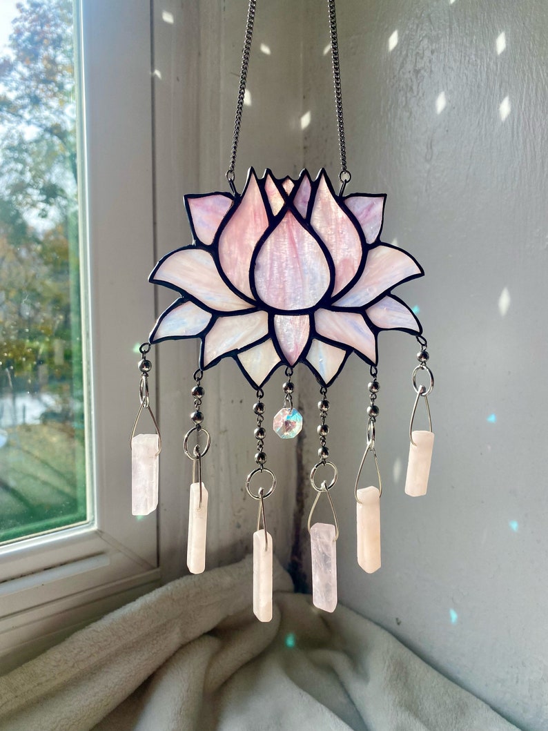 Lotus Flower Stained Glass Pattern, Digital Download, PDF and JPG ...