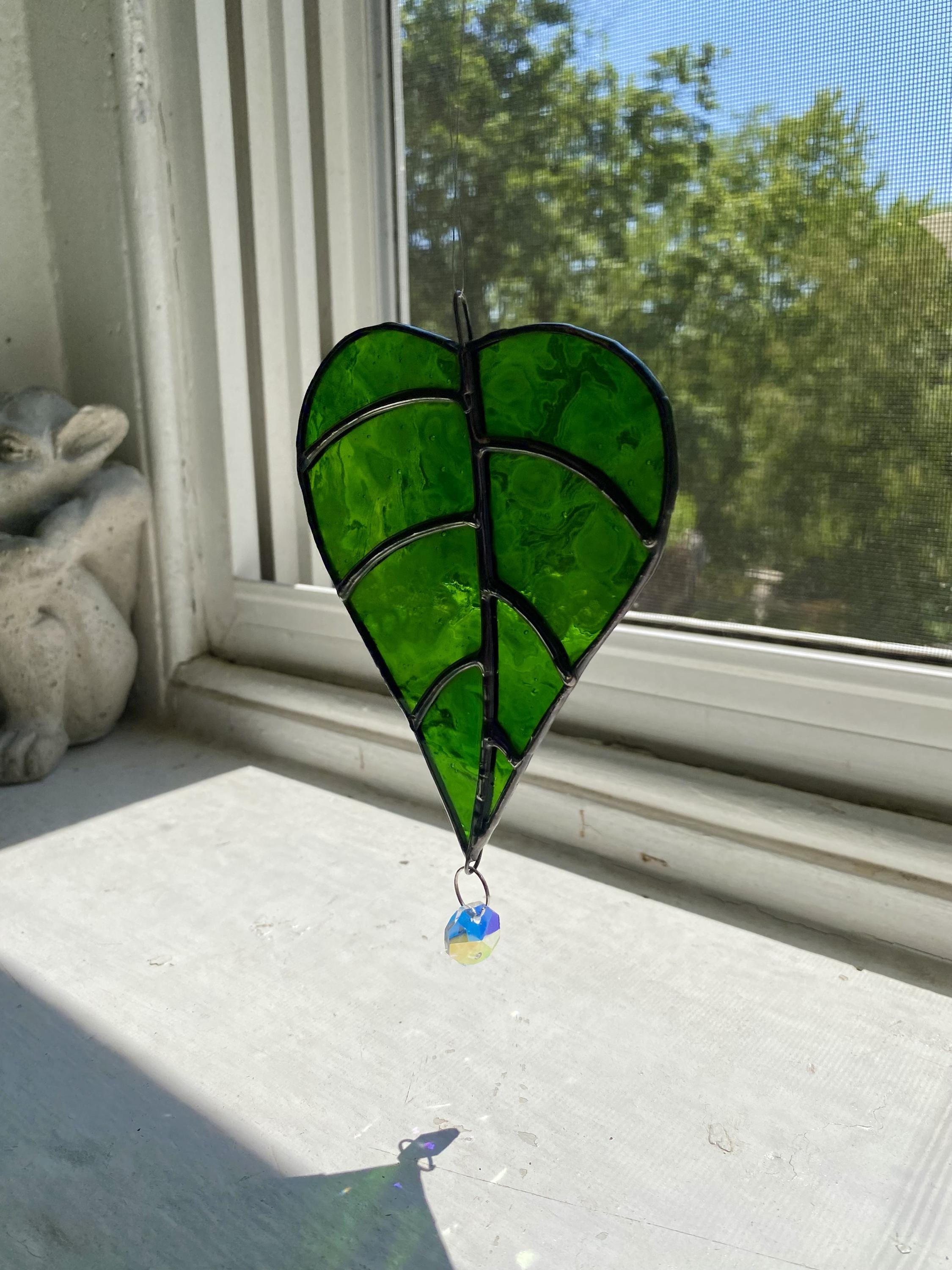 Beginner Leaf Stained Glass Pattern, Digital Download, PDF JPG, Simple ...