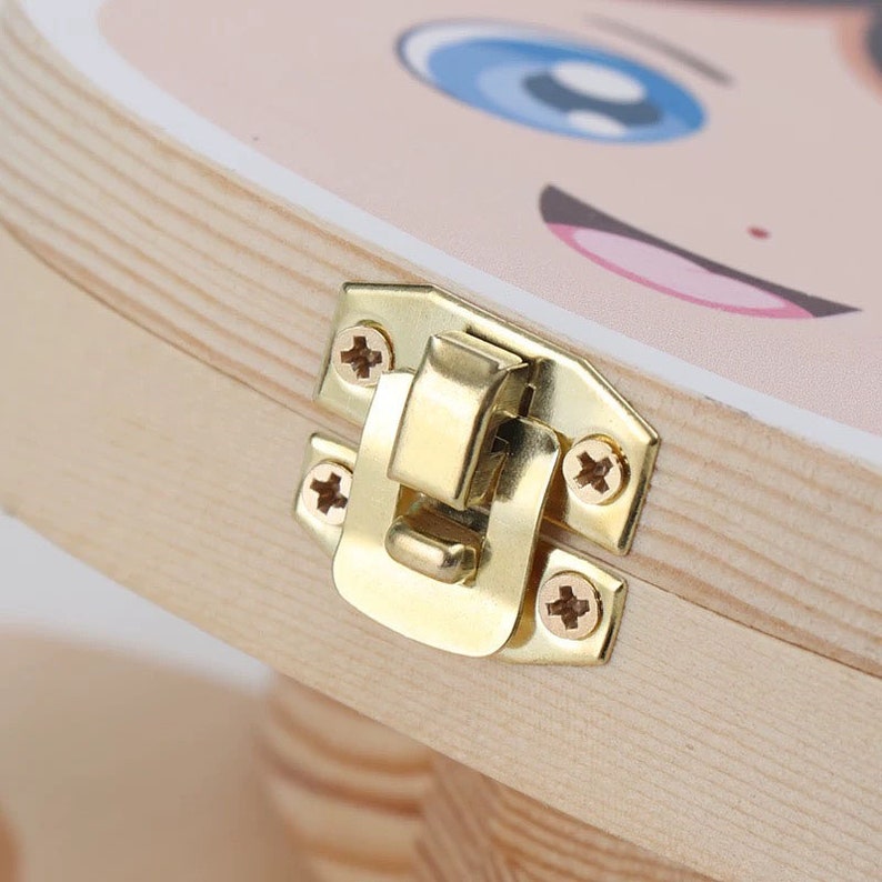 Wooden Tooth Box Personalized Milk Tooth Can With Name 6 Different ...