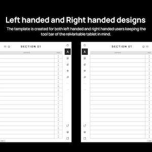 Digital Notebook for Remarkable Tablets | Remarkable 2 Templates ...