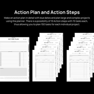 Project Planner for Remarkable Tablets | Remarkable 2 Templates ...