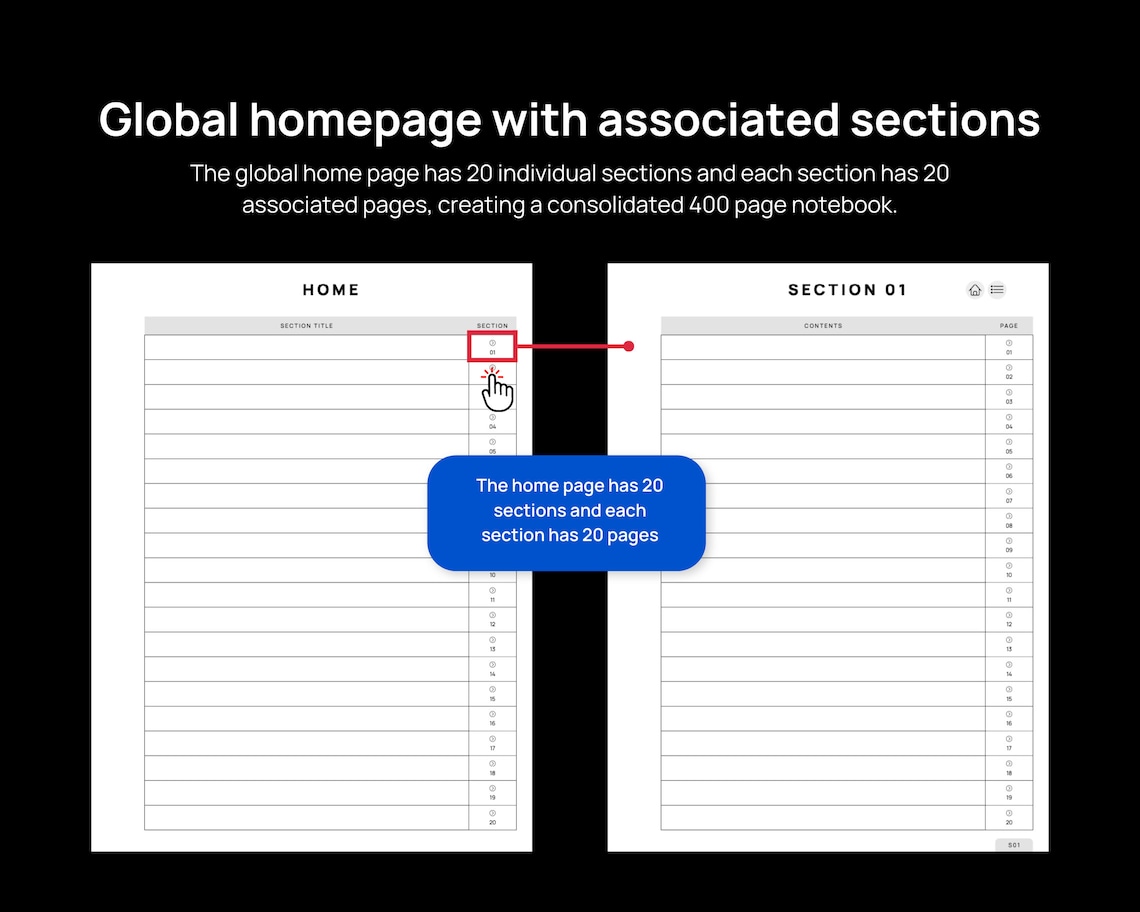 Digital Notebook for Remarkable Tablets | Remarkable 2 Templates ...