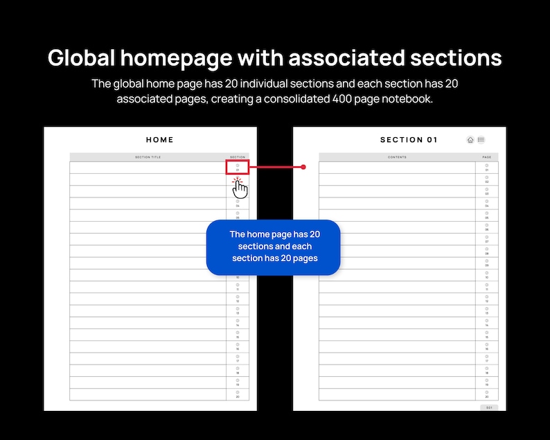 Digital Notebook for Remarkable Tablets | Remarkable 2 Templates ...