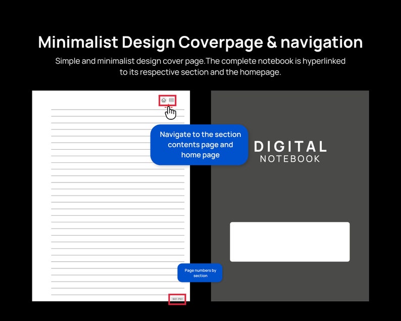 Digital Notebook for Remarkable Tablets | Remarkable 2 Templates ...