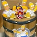 The Simpsons Cake Topper - the Simpsons Birthday Party - Etsy